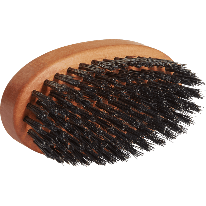 Beard Brush - Oval Shaped Pear Wood With Natural Bristles - Seven Potions
